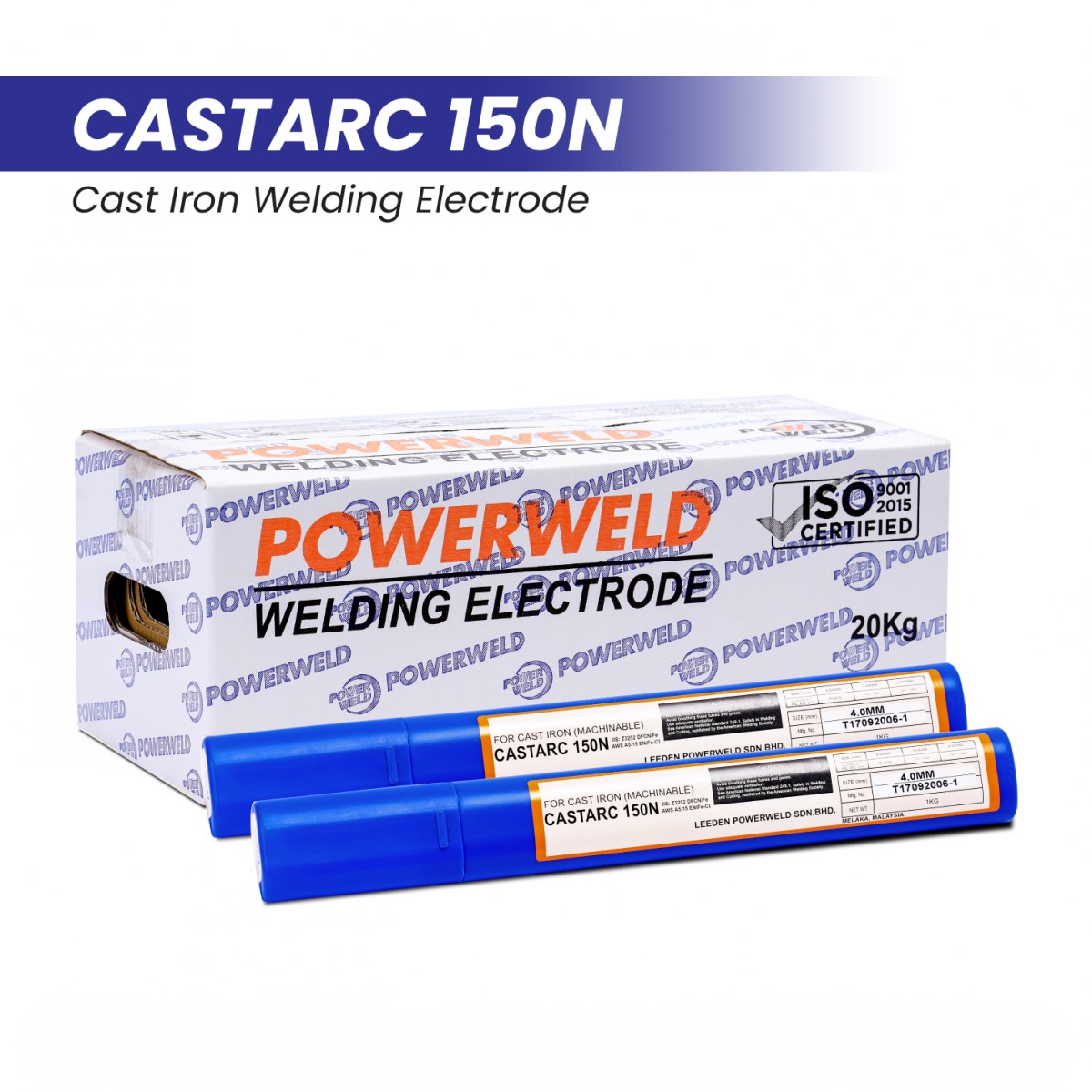 POWERWELD Cast Iron Welding Electrode 150N - Totalwell Machinery ...