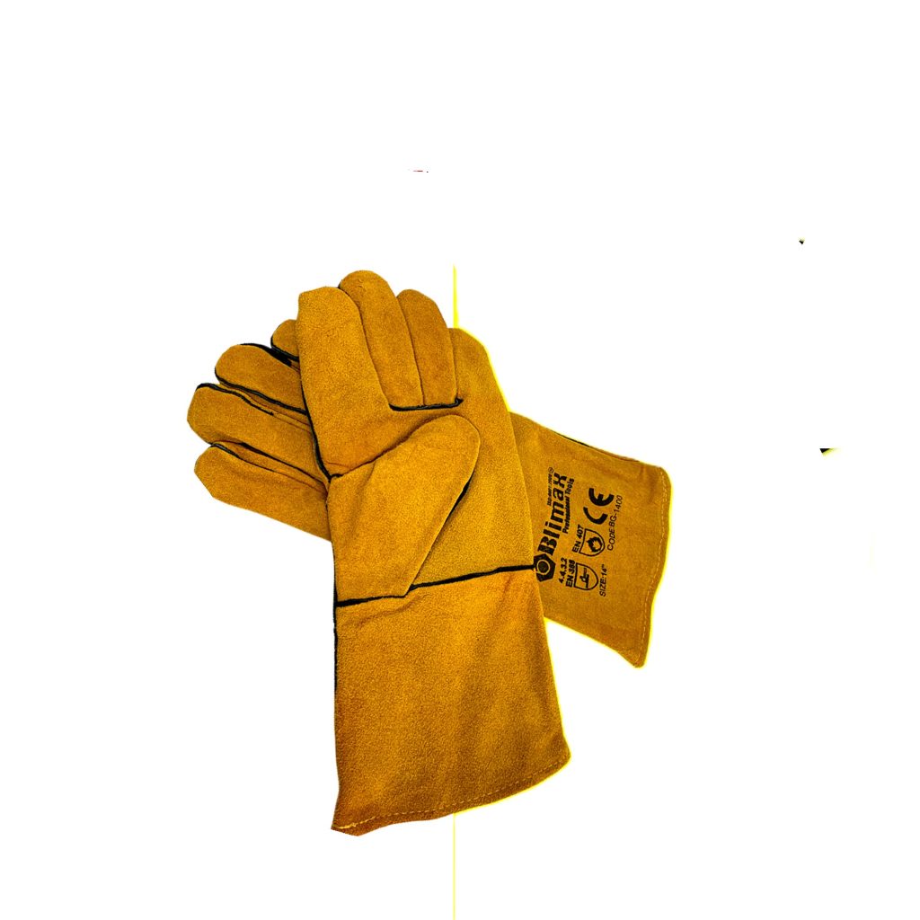 FULL LEATHER WELDING GLOVE 13″ - Totalwell Machinery Hardware Sdn Bhd